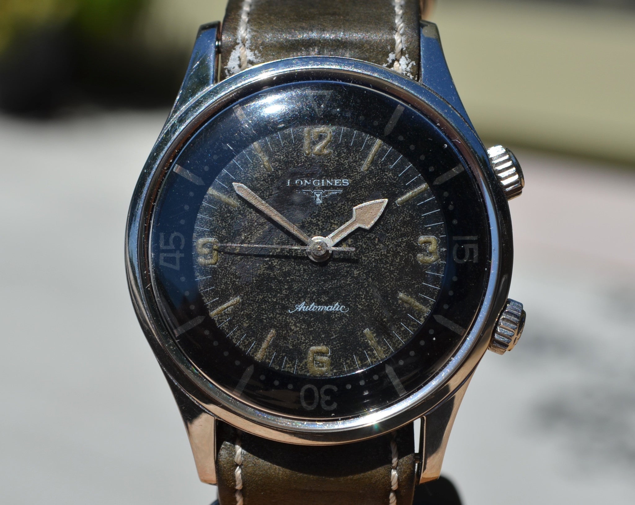 Vintage Longines Compressor 7150-1 Divers 1960's Automatic Stainless ...