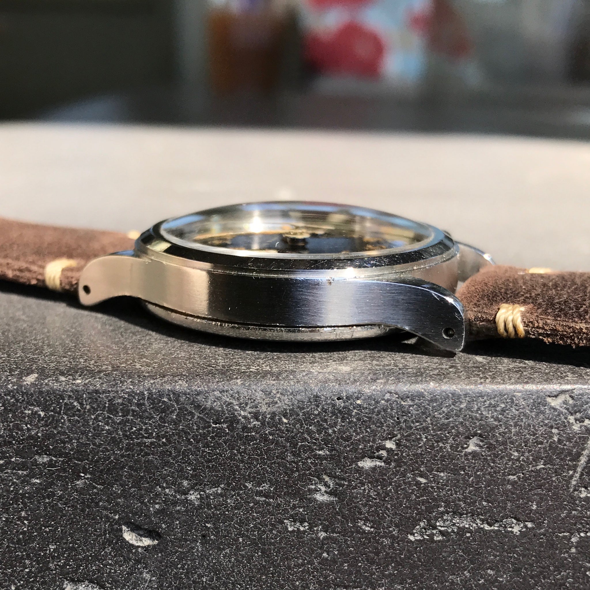 Vintage Bovet Mono-Rattrapante Steel Valjoux 84 Chronograph Black 38mm ...