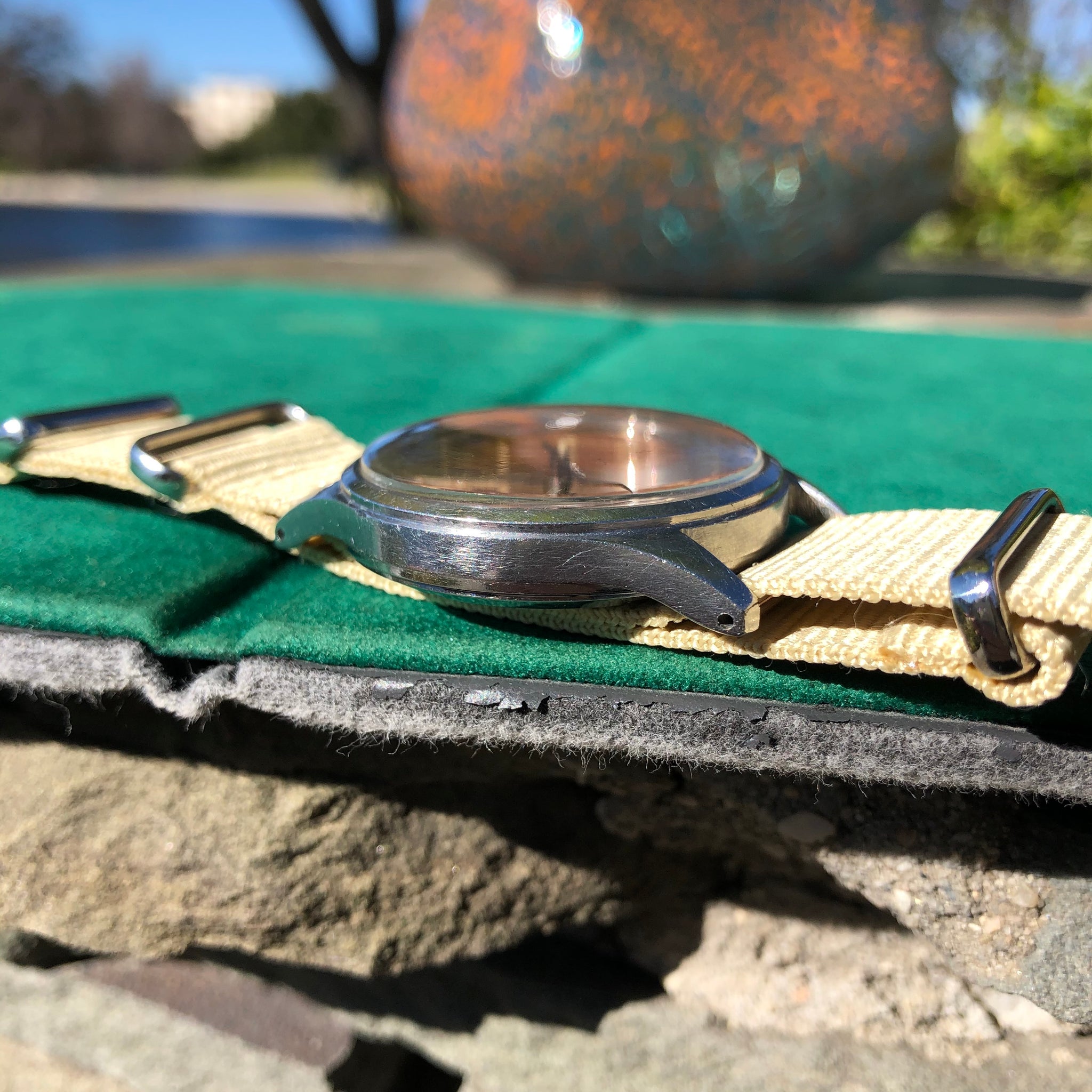 Vintage Omega Steel 2384 WWII US ARMY Tropical Radium Cal. 30T2 Manual ...