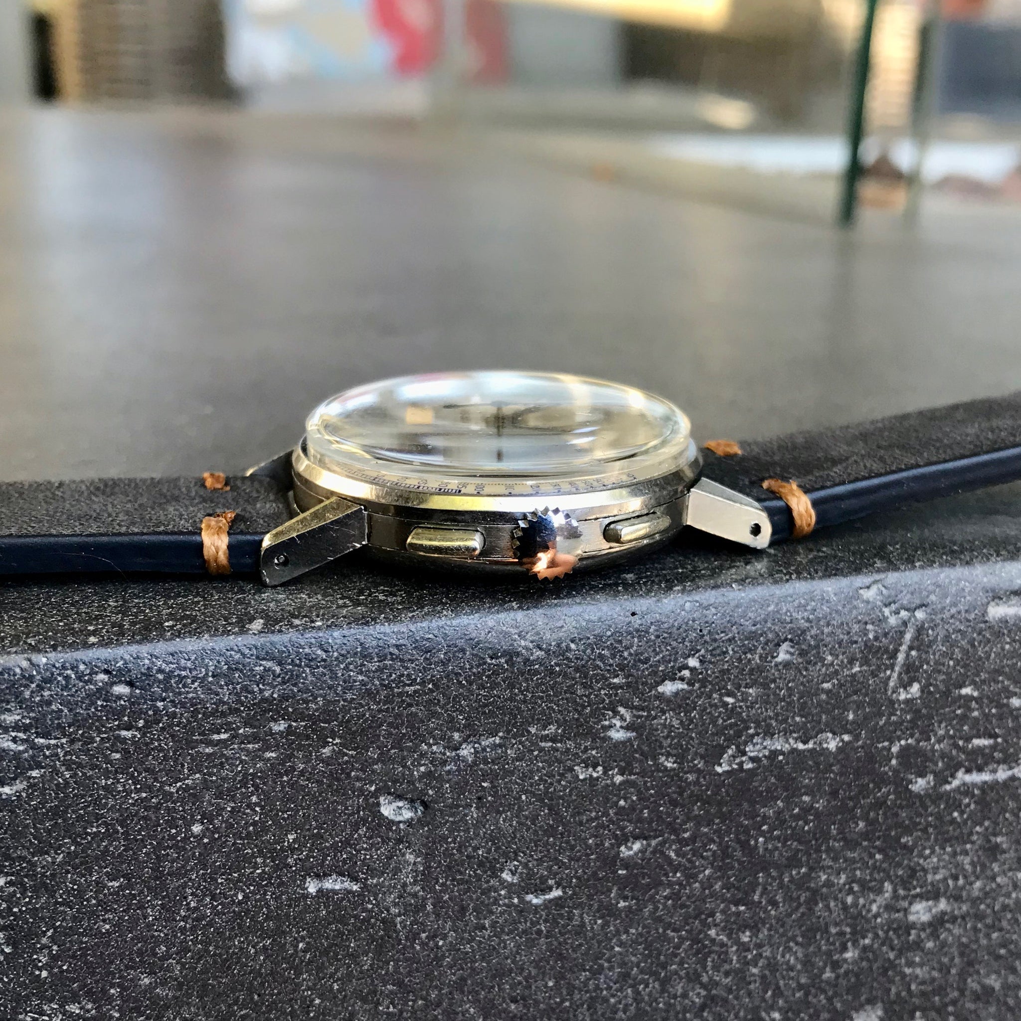 Vintage Lemania Steel Chronograph Pulsations 27CH Manual Wind 35mm ...