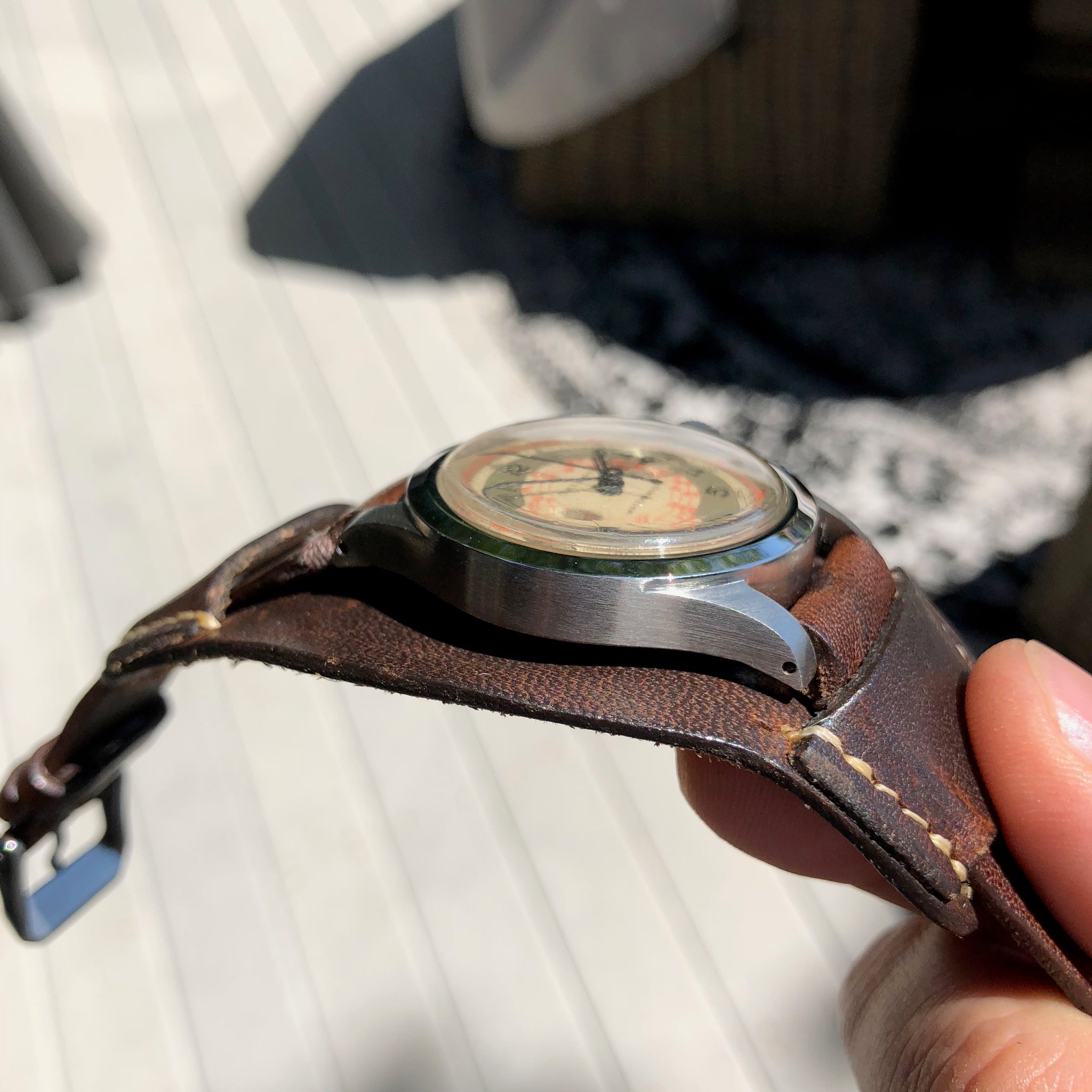 Vintage Gallet MultiChron 30M Clamshell Stainless Steel Chronograph ...