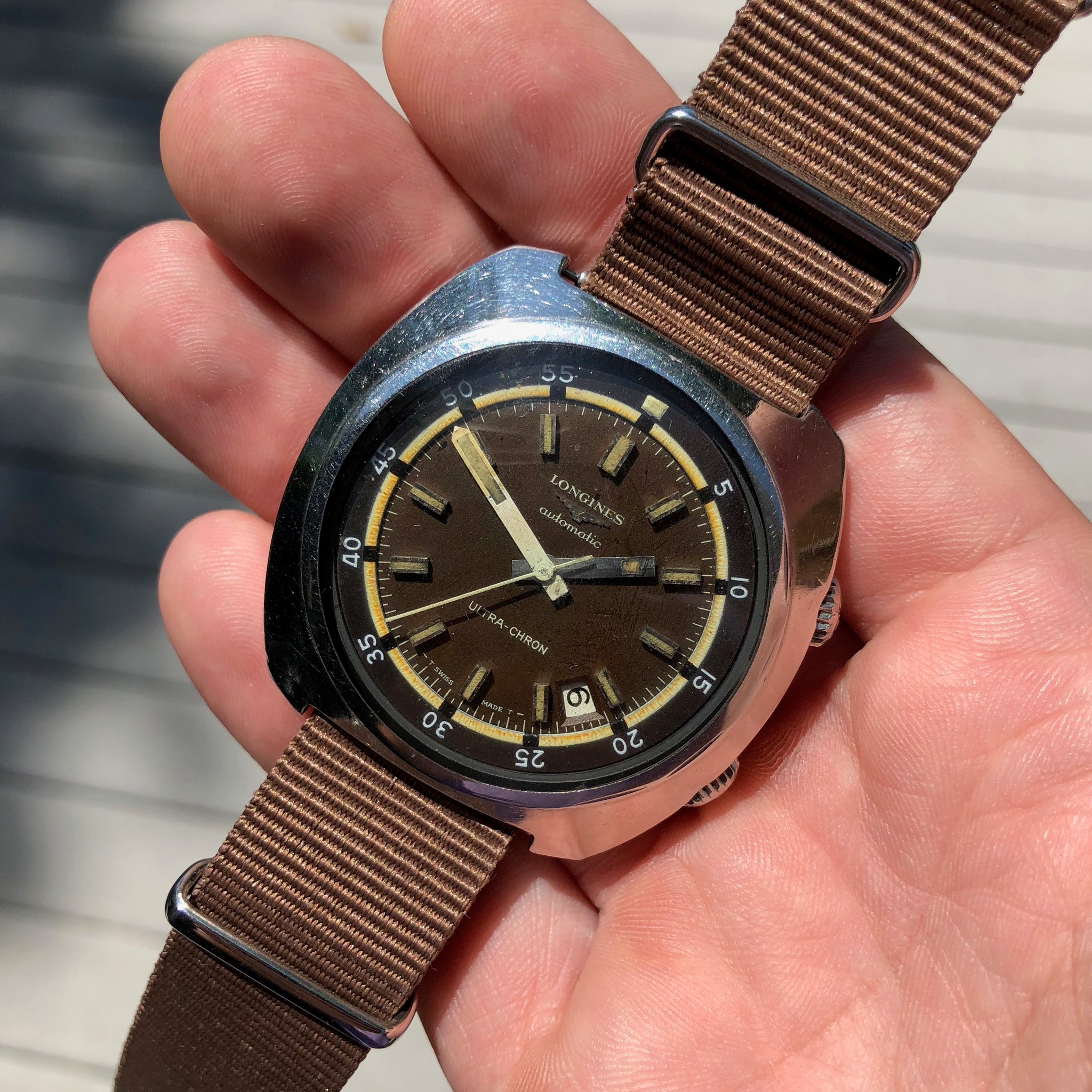 Vintage Longines Ultra-Chron Super Compressor 8221-3 Automatic Caliber ...