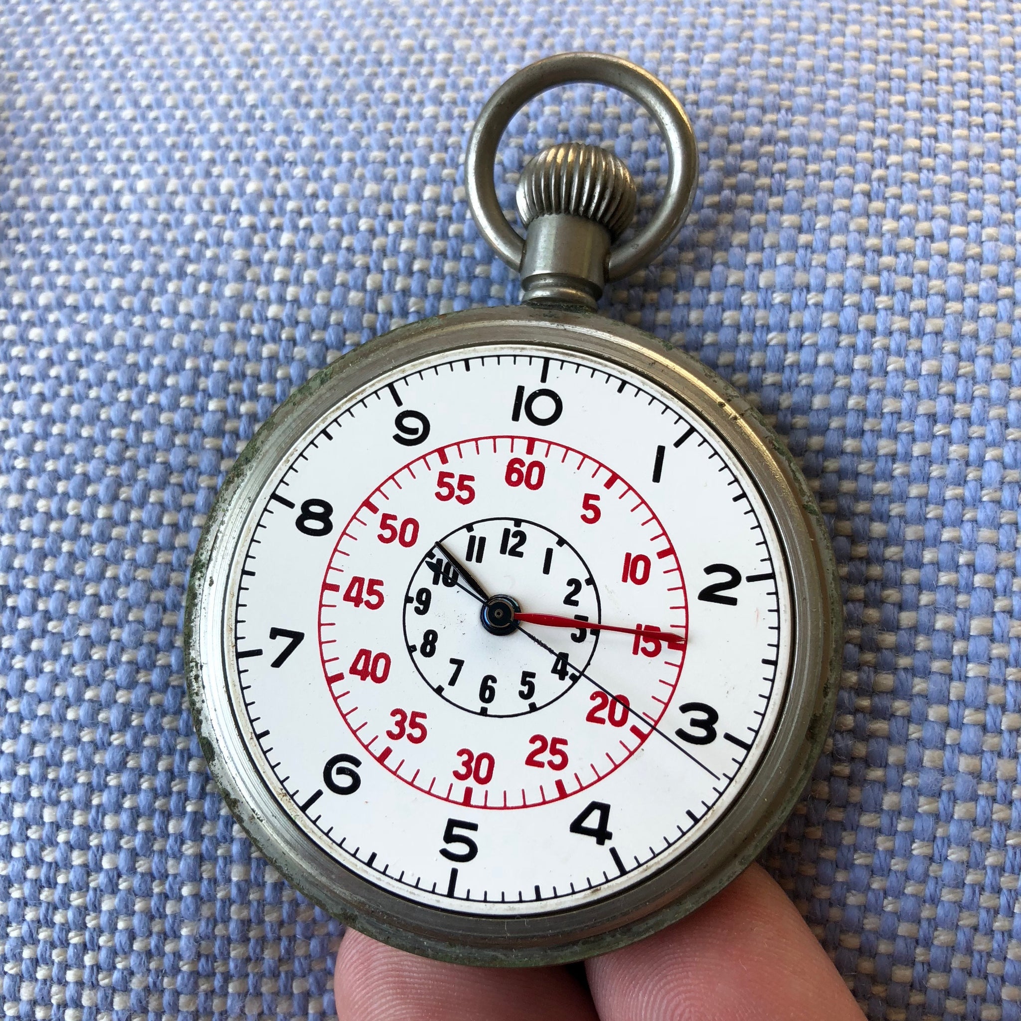Vintage Zenith Royal Navy Deck H.S.3 WWII Military Pocket Watch ...