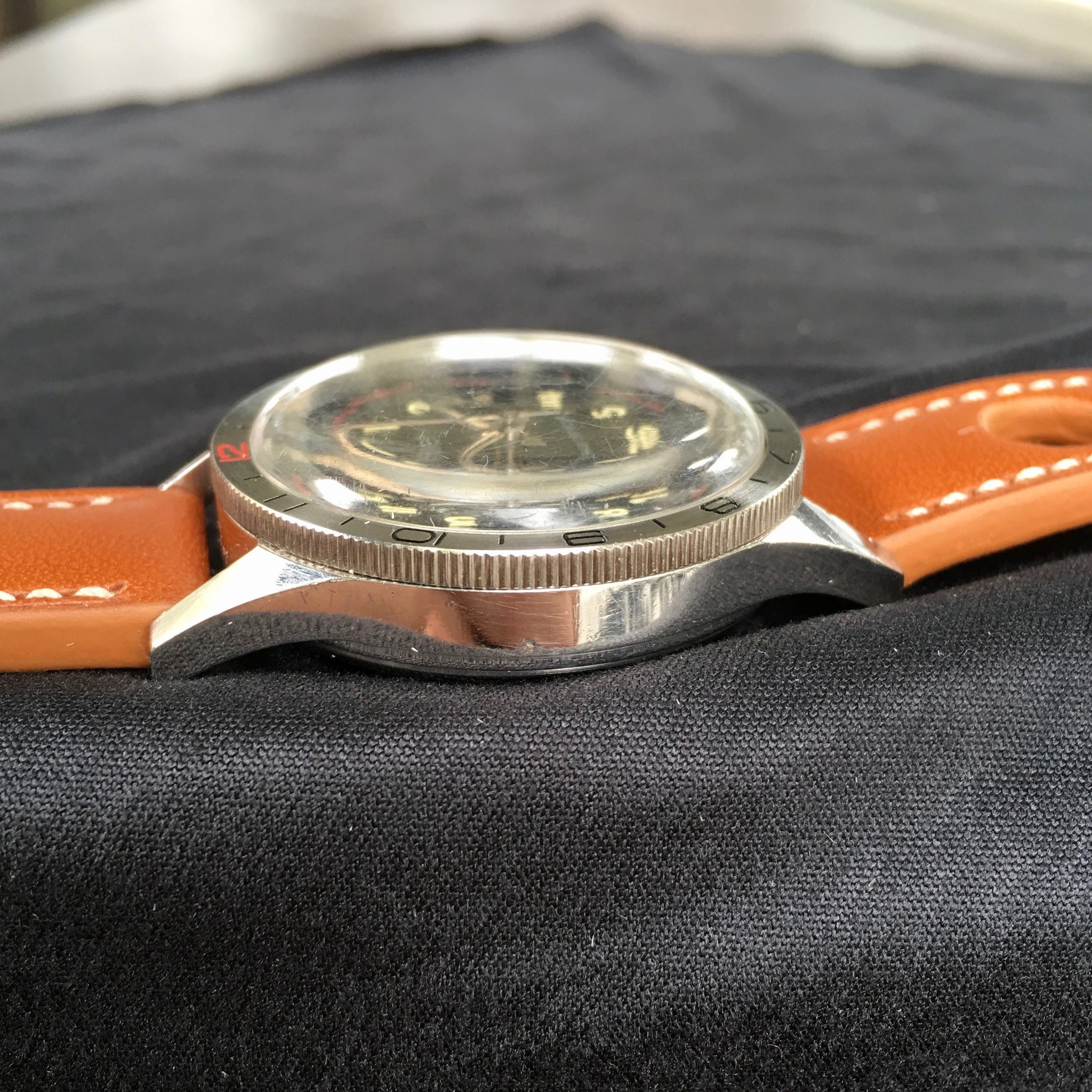 Vintage Gallet Flying Officer Chronograph Landeron Caliber 149 Steel ...